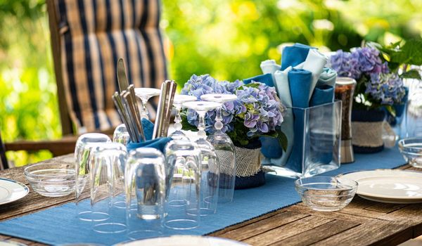 Tema och dekoration - Dukning för studentmottagning